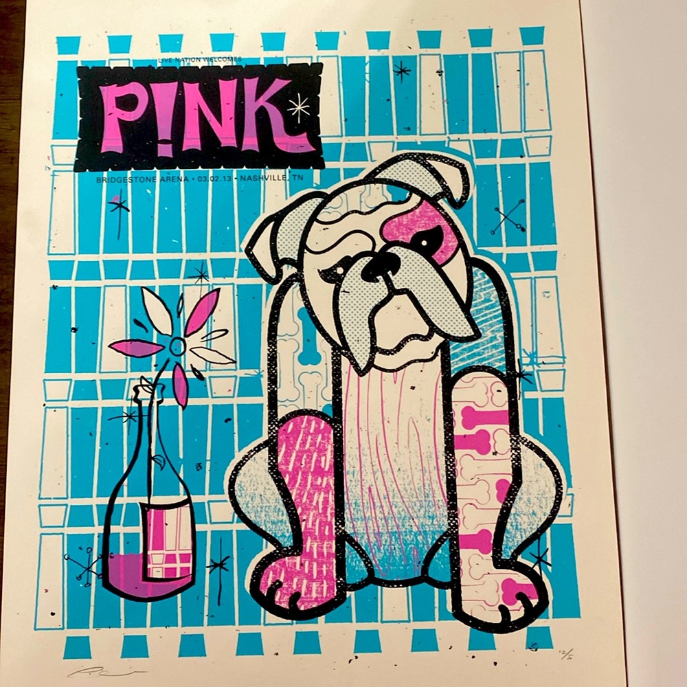 2013 Pink Tour Poster - Gem